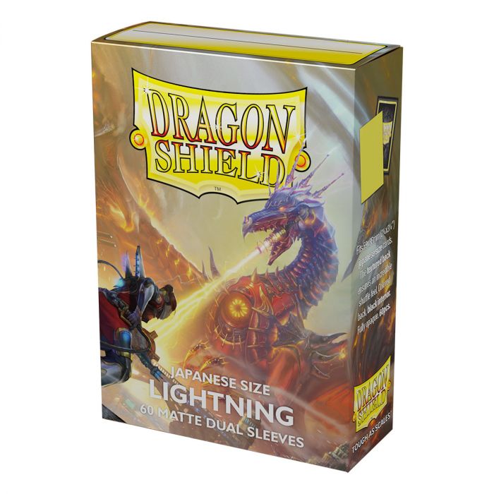 Sleeves - Dragon Shield Japanese - Box 60 - Dual Matte Lightning ...