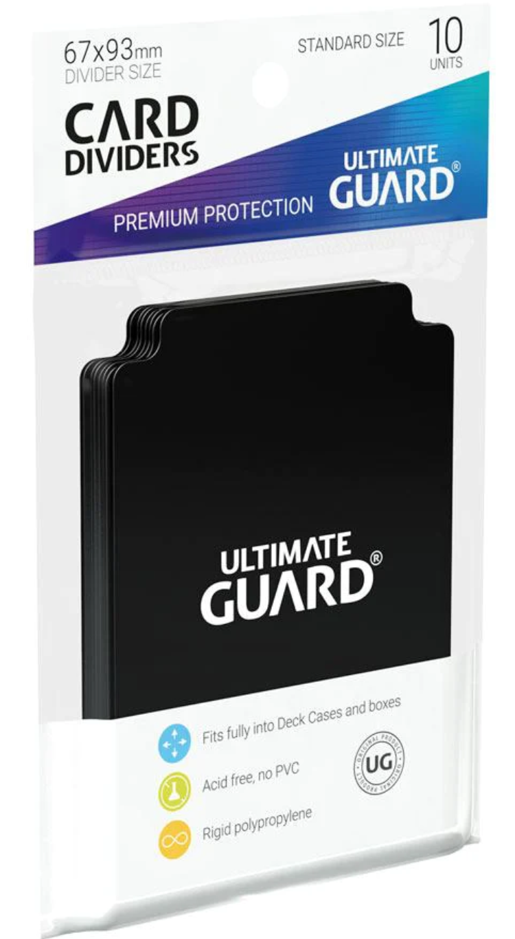 Ultimate Guard Card Dividers Standard Size (10) - Hobby Lords