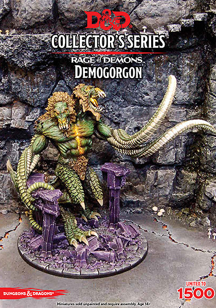 D&D Collectors Series Miniatures Rage of Demons Demon Lord Demogorgon ...