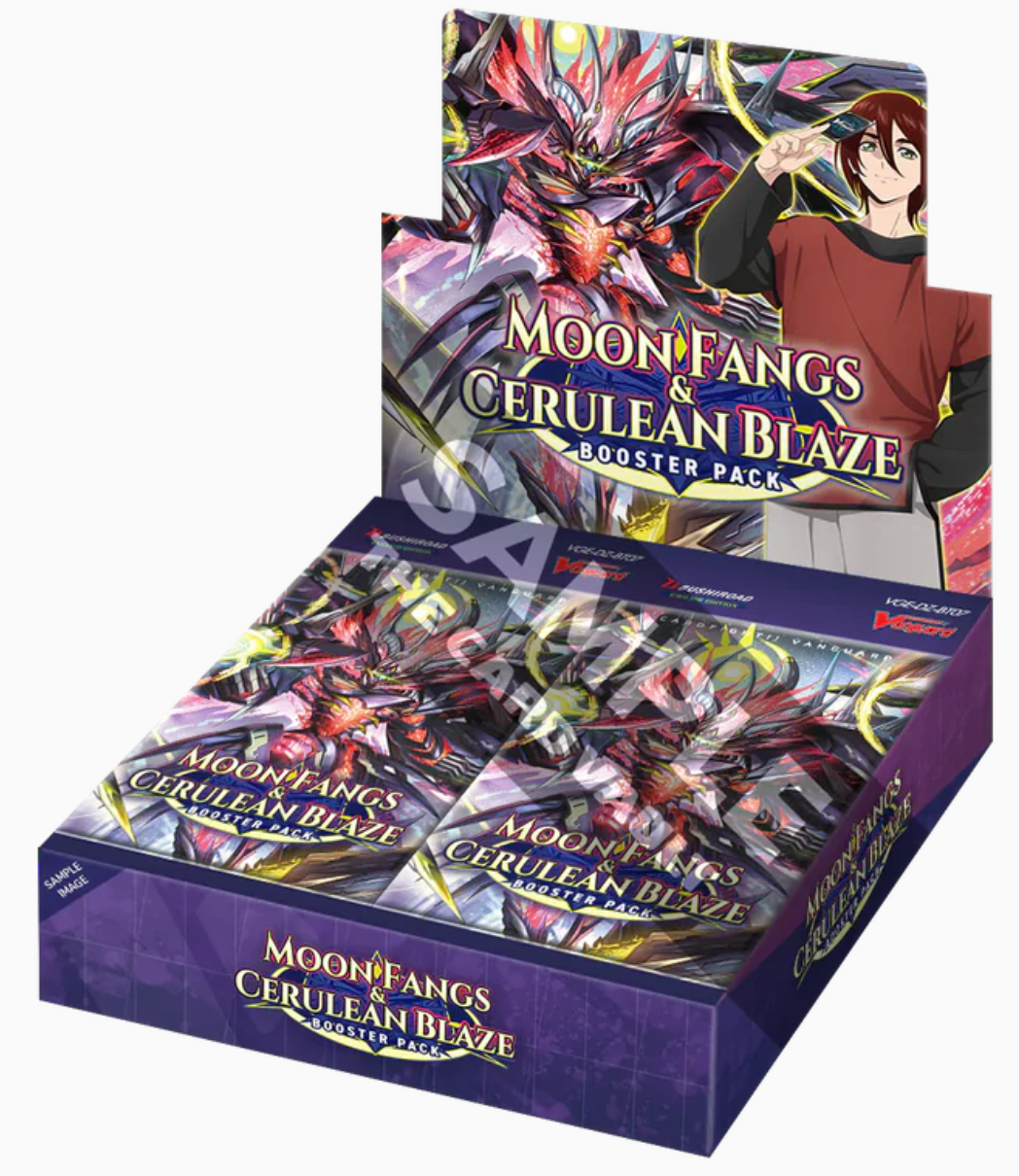 CardFight Vanguard TCG: [DZ-BT07] Moon Fangs & Cerulean Blaze Booster Box - Hobby Lords Site
