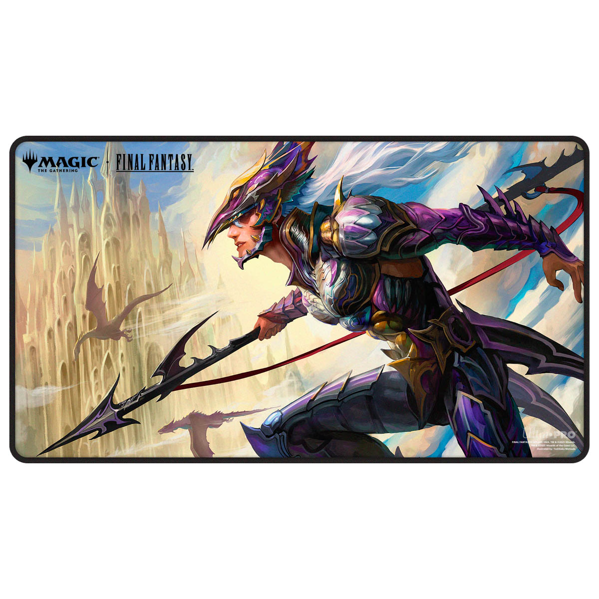 Ultra Pro: UP38764 Magic the Gathering - FINAL FANTASY Black Stitched Playmat Premium X for MtG ...