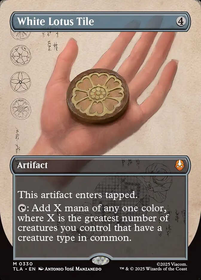White Lotus Tile - Avatar: The Last Airbender - (TLA) - Non Foil - Coll ...
