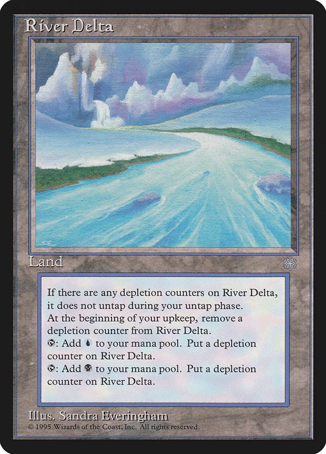 River Delta - Ice Age - (ICE) - Non Foil - Coll # 359 - Hobby Lords