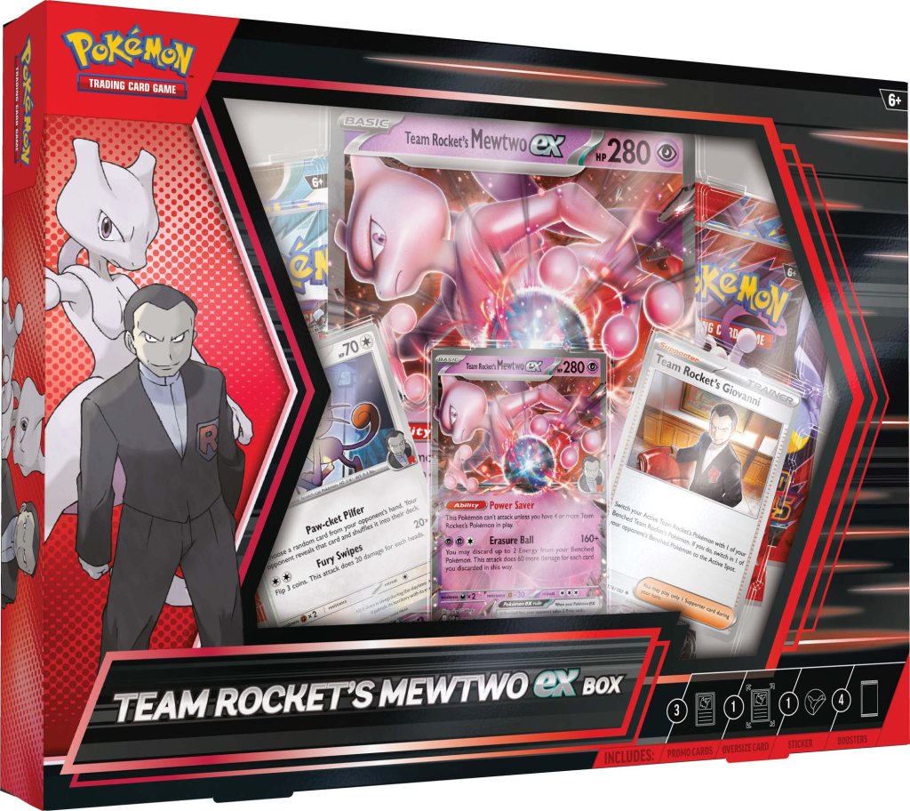 Pokemon TCG Team Rocket's Mewtwo ex Box - Hobby Lords