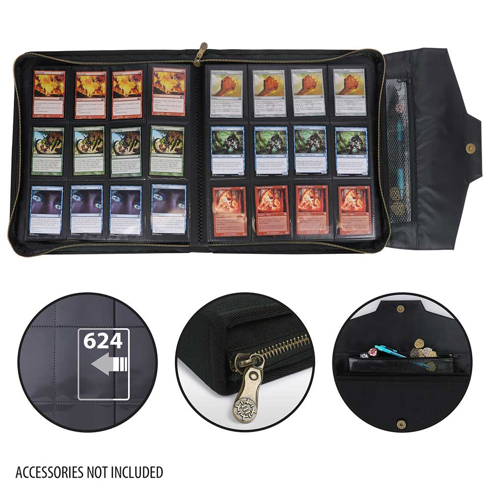 Enhance Binder 12 Pocket - Black - Hobby Lords