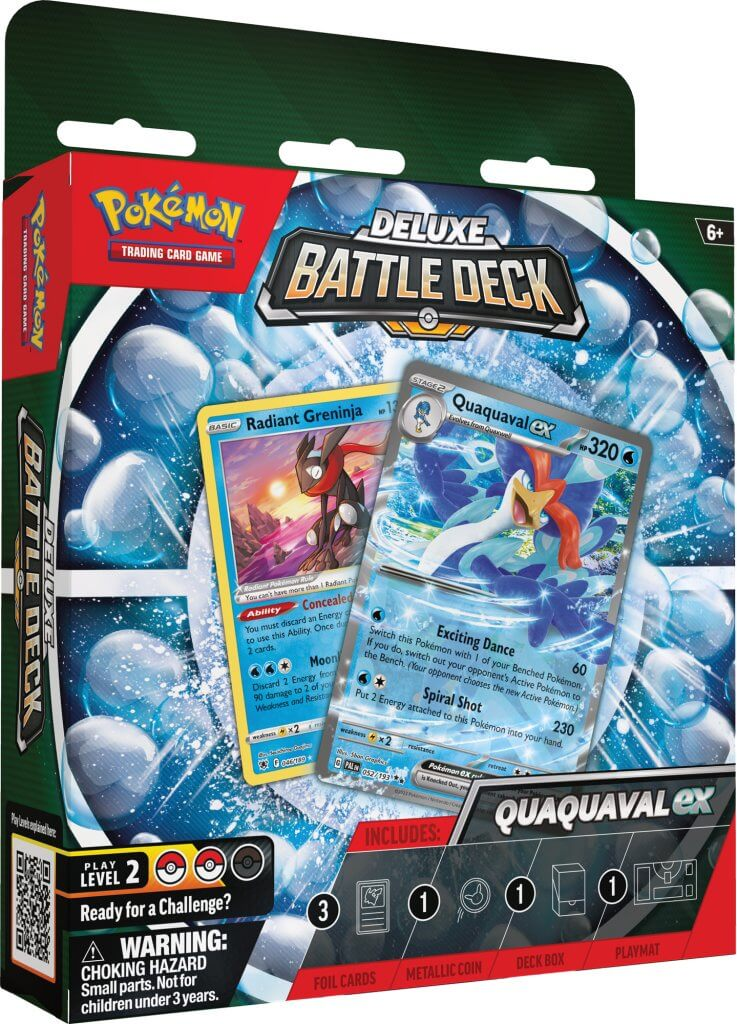 POKÃ‰MON TCG Deluxe Battle Deck - Quaquaval Ex - Hobby Lords