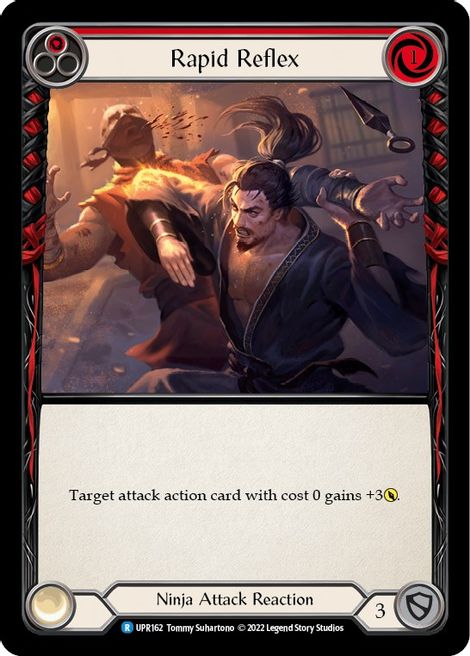 Rapid Reflex - UPR162 - (Red) - Non Foil - Rare - Uprising - Hobby Lords