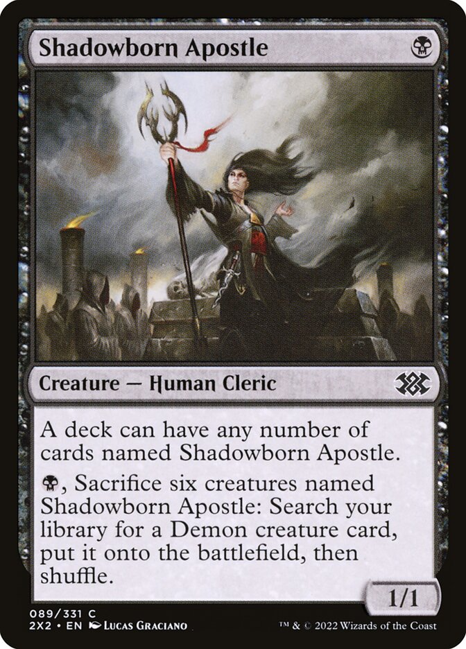 Shadowborn Apostle - Double Masters 2022 (2X2) - Foil - Coll # 89 ...