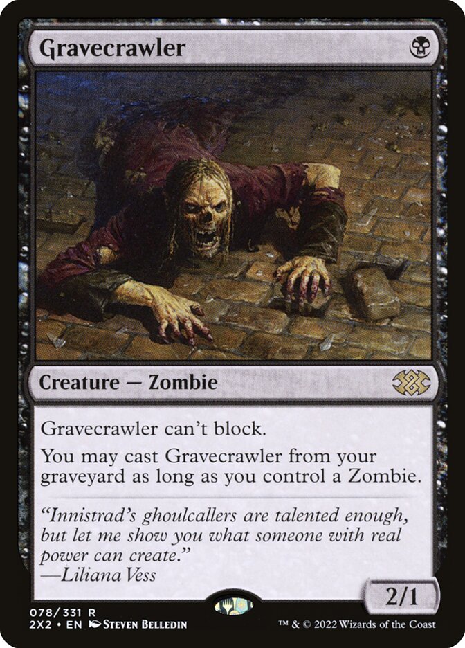 Gravecrawler - Double Masters 2022 (2X2) - Foil - Coll # 78 - Hobby Lords